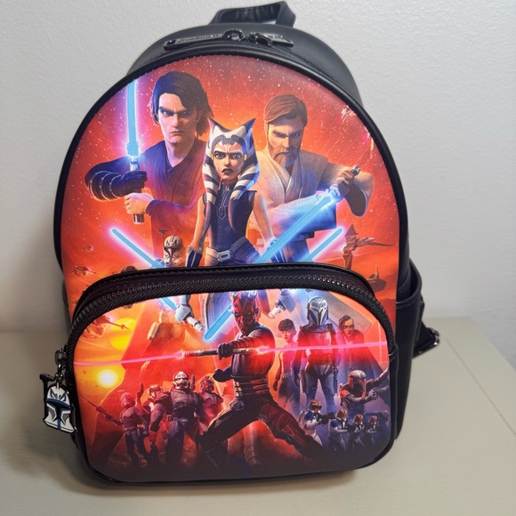 Loungefly | Bags | Nwt Loungefly Star Wars The Clone Wars Lightsabers ...